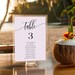 From Coast to Coast Wedding Seating Chart Template, Minimal Modern ...