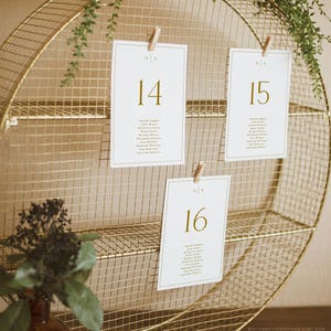 Classic Wedding Seating Chart, Wedding Seating Chart Template, Seating ...