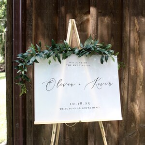 Minimalist Welcome Sign Minimalist Wedding Sign Welcome - Etsy