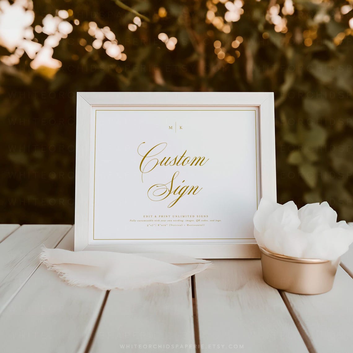 Classic Custom Sign, Custom Wedding Sign, Custom Sign, Wedding Signage ...