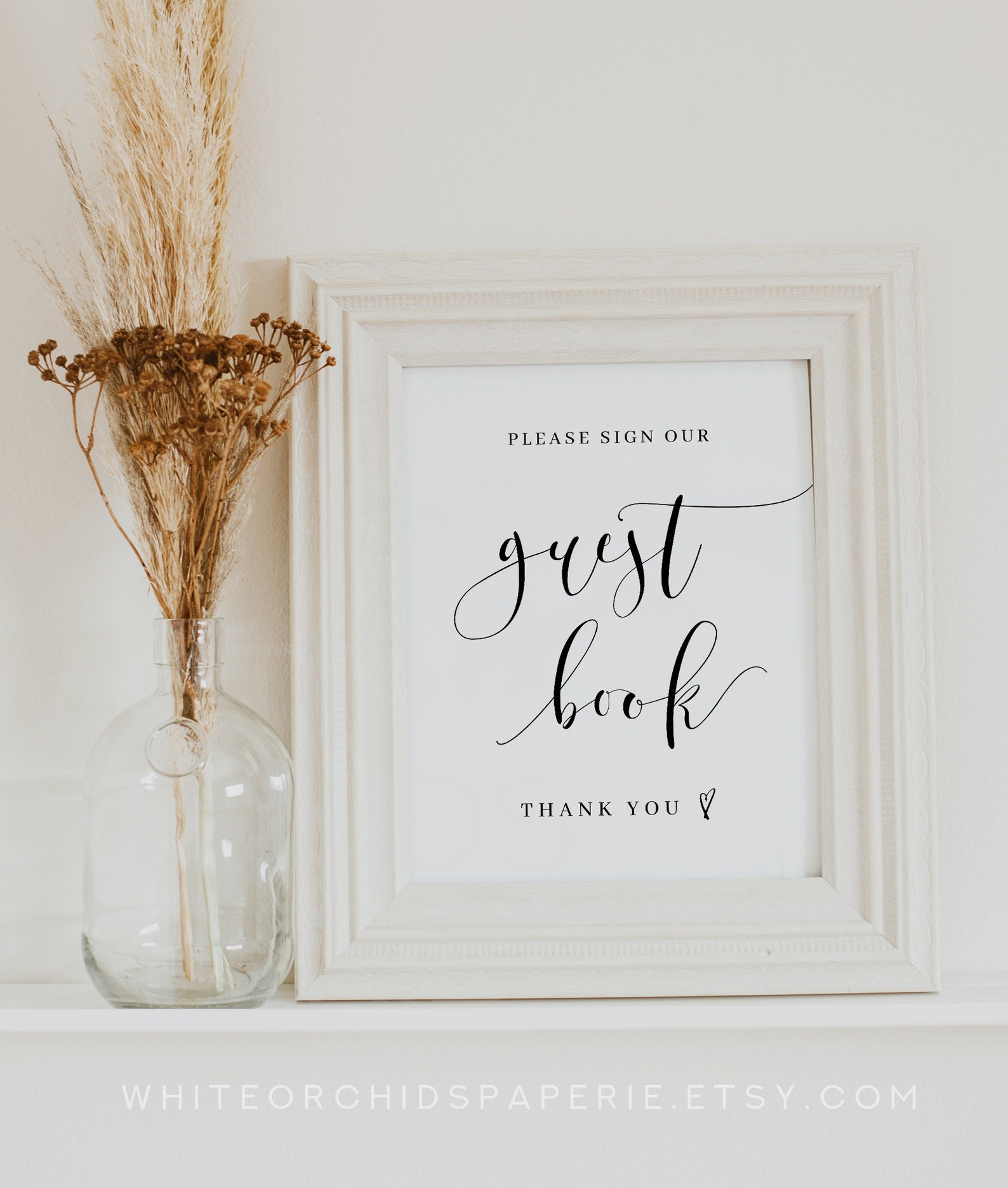 Guest Book Sign Please Sign Our Guest Book Guest Book Sign | Etsy