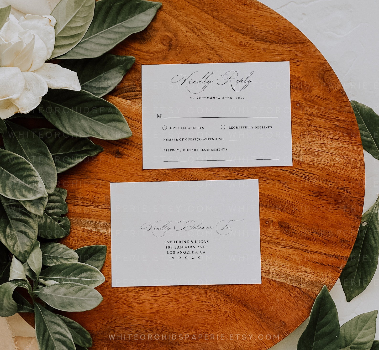 Script Wedding Invitation Wedding Invitation Template | Etsy