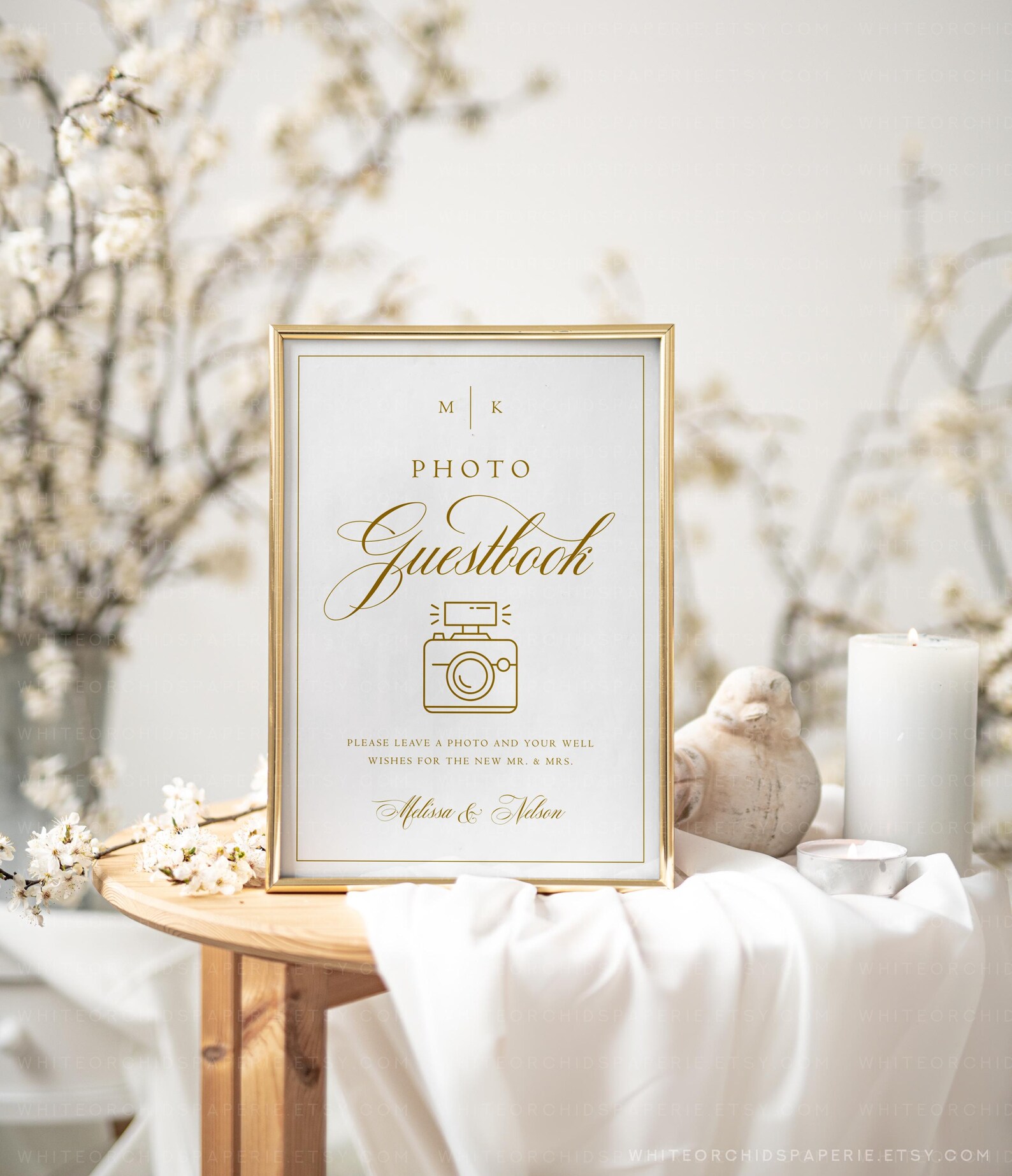 Classic Photo Guest Book Sign, Guest Book Sign Photo, Guest Book Sign ...