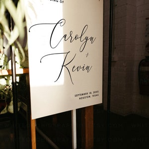 Minimalist Welcome Sign Wedding Welcome Sign Welcome Wedding - Etsy