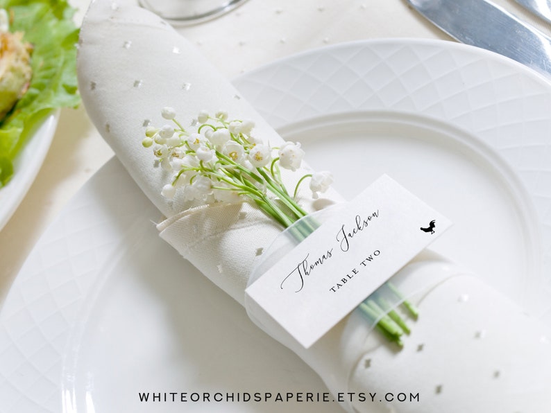 Place Cards With Meal Choice Table Place Cards With Meal | Etsy