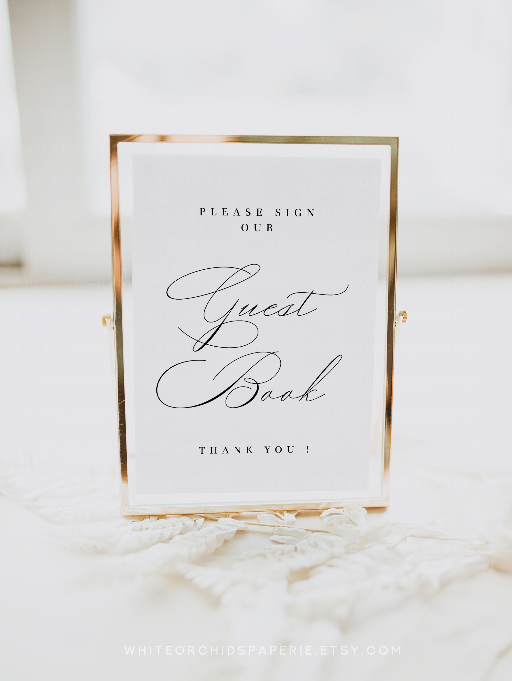 Guest Book Sign Please Sign Our Guest Book Guest Book Sign - Etsy