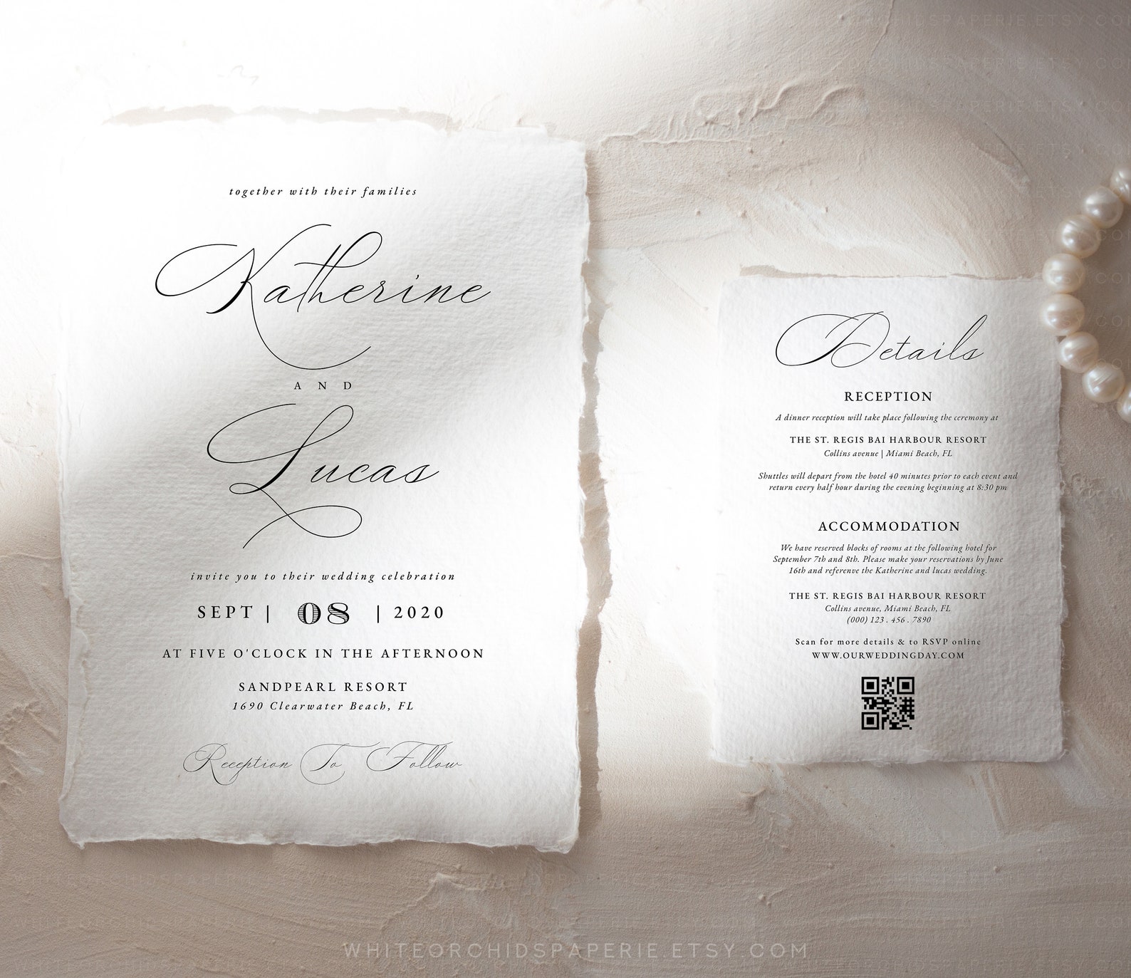 Script Wedding Invitation Wedding Invitation Template - Etsy Canada
