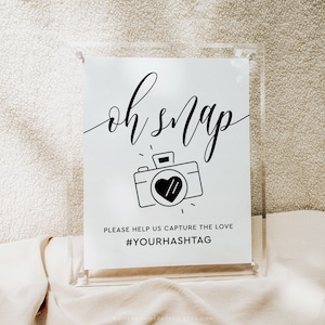 Oh Snap Sign, Oh Snap Wedding Sign, Oh Snap Wedding Sign Template ...