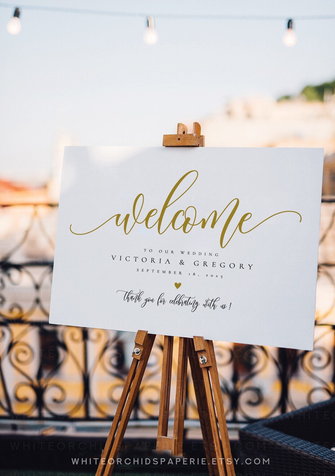 Script Welcome Sign Wedding Welcome Sign Welcome Sign - Etsy