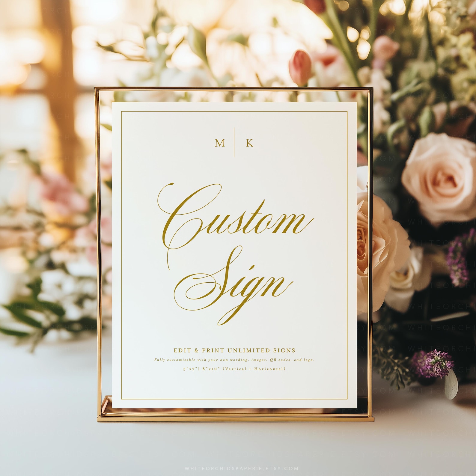 Classic Custom Sign, Custom Wedding Sign, Custom Sign, Wedding Signage ...
