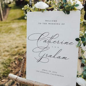 Welcome Wedding Sign Script Welcome Sign Welcome Sign - Etsy