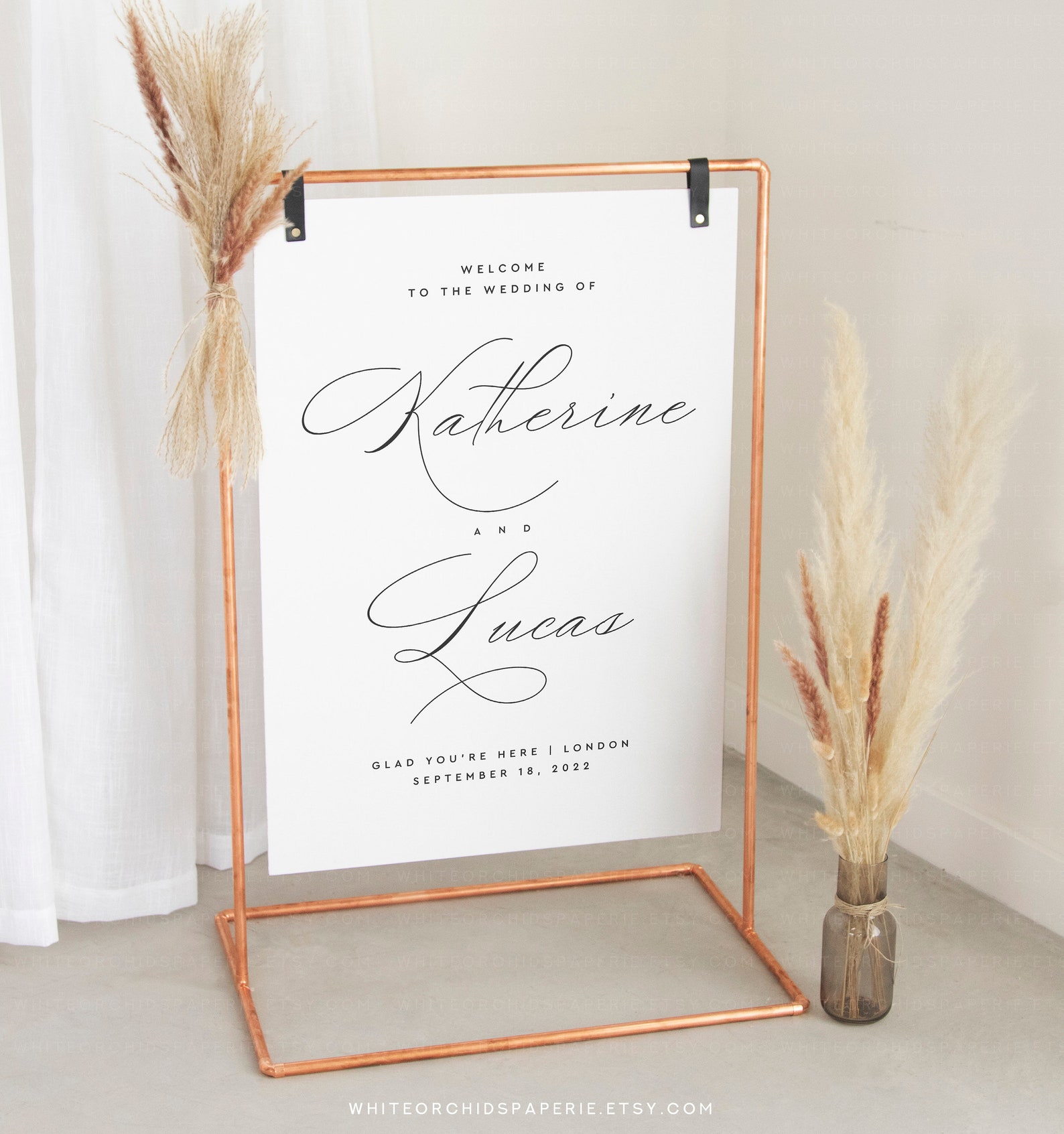 Welcome Wedding Sign Script Welcome Sign Welcome Sign - Etsy