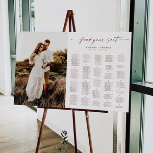 Photo Seating Chart Seating Chart Template Seating Chart - Etsy