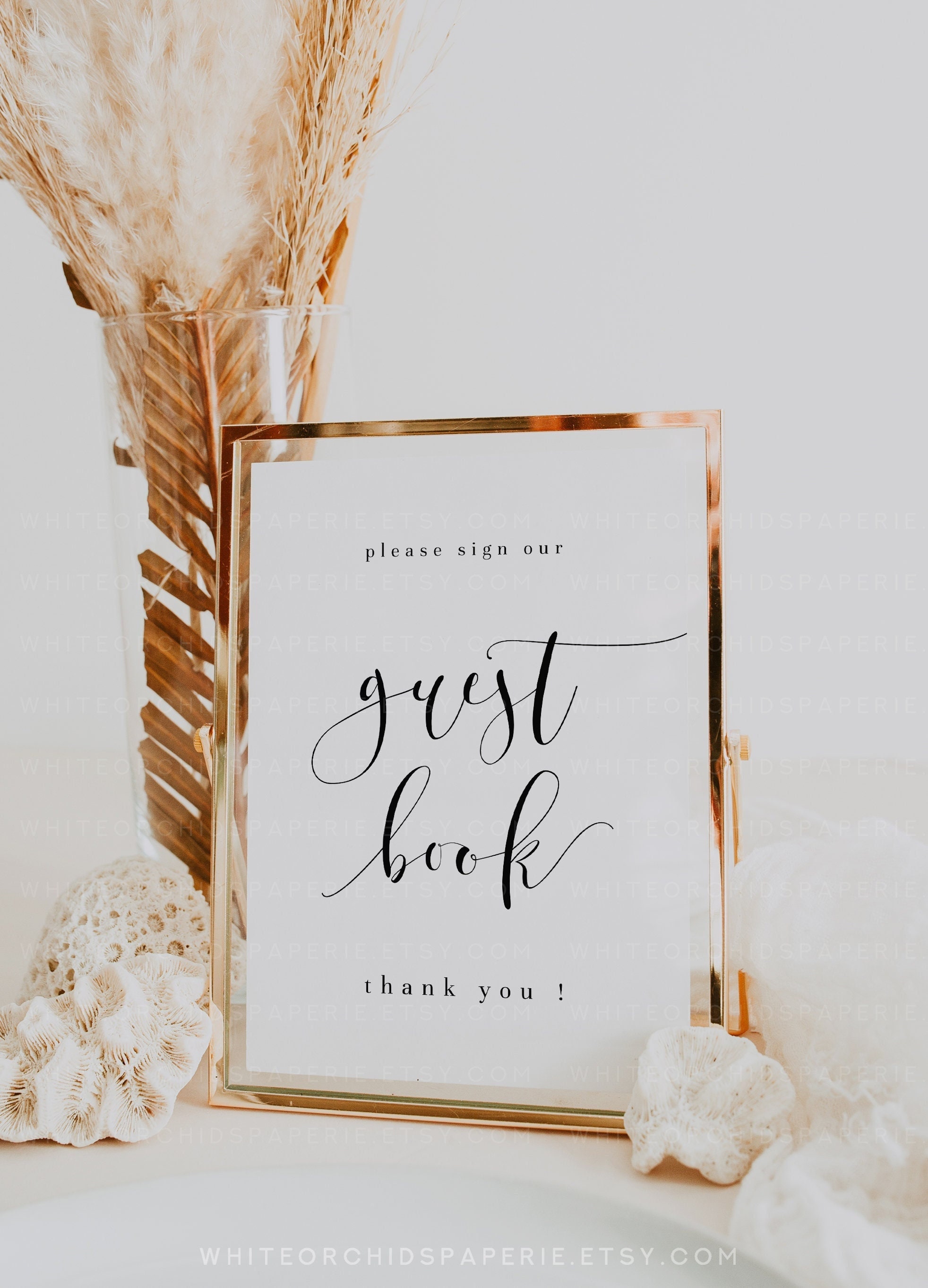 Guest Book Sign Please Sign Our Guest Book Guest Book Sign - Etsy