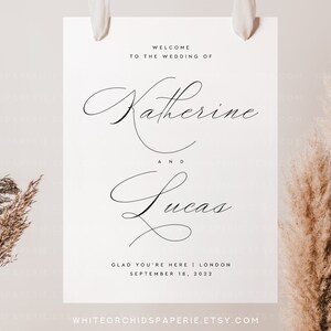 Welcome Wedding Sign Script Welcome Sign Welcome Sign - Etsy