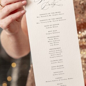 Script Wedding Program Template Ceremony Program Program - Etsy