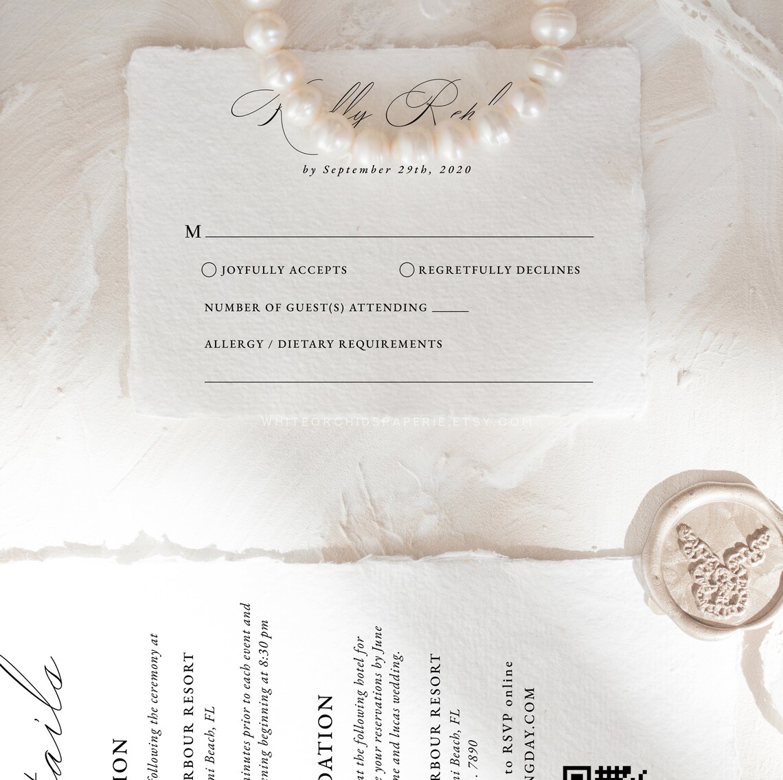 Script Wedding Invitation Wedding Invitation Template - Etsy