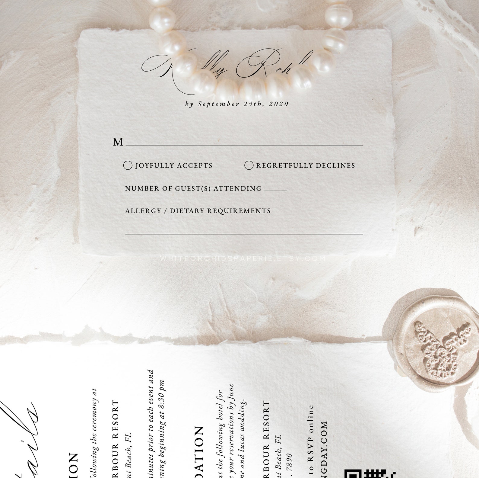 Script Wedding Invitation Wedding Invitation Template - Etsy