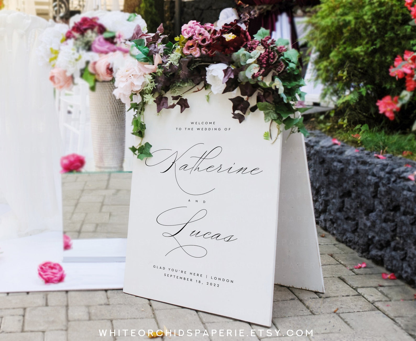 Welcome Wedding Sign Script Welcome Sign Welcome Sign - Etsy