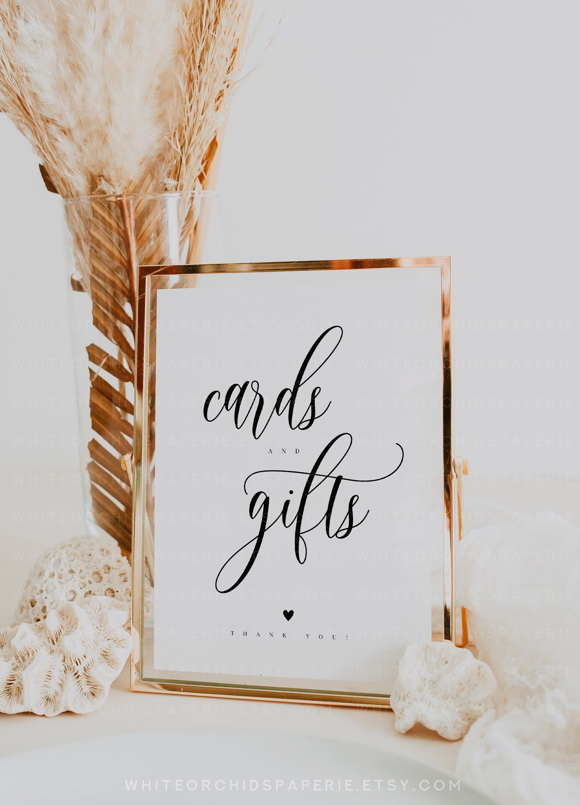 Calligraphy Cards and Gifts Sign Wedding Cards and Gift Sign - Etsy