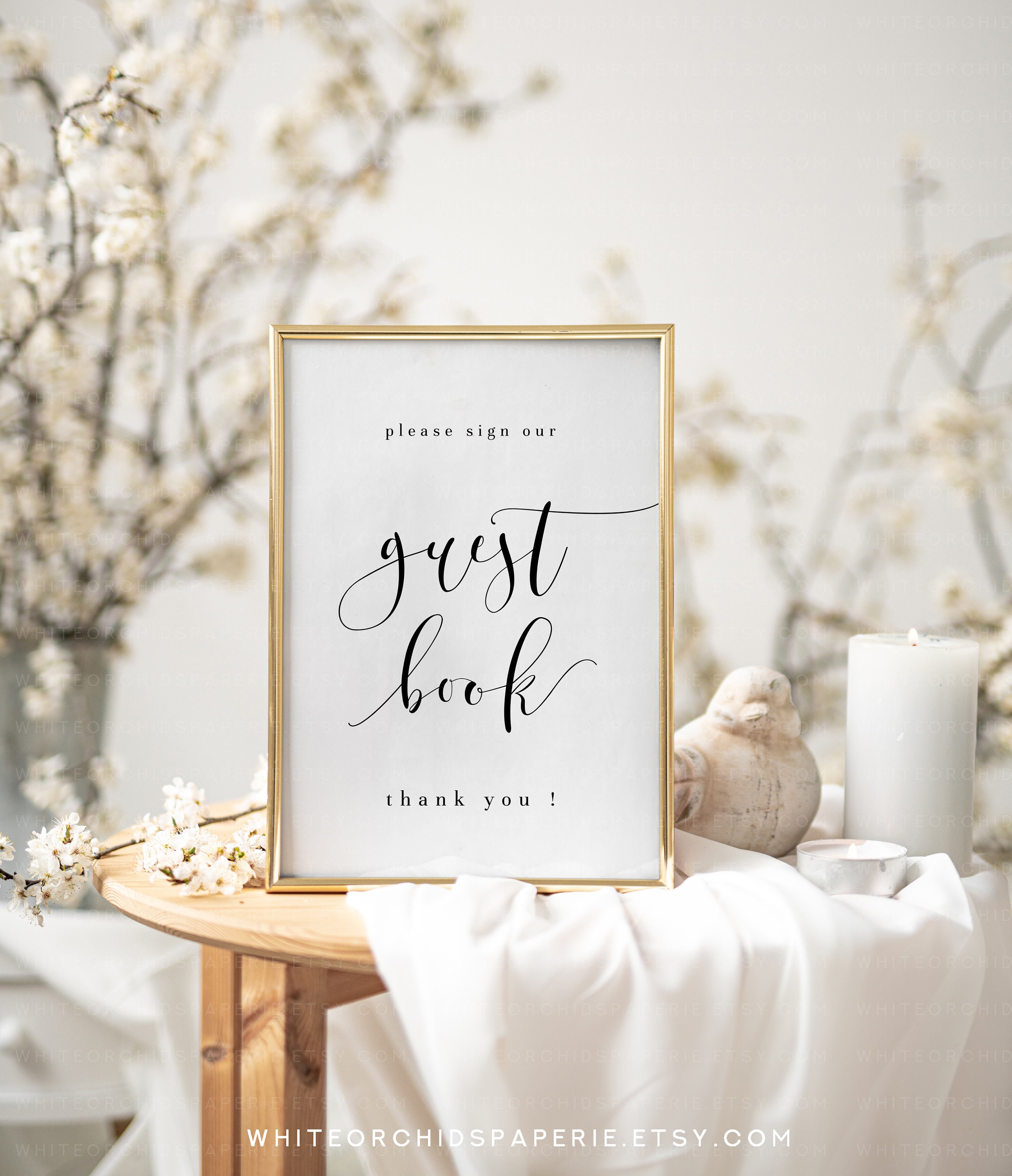 Guest Book Sign Please Sign Our Guest Book Guest Book Sign - Etsy