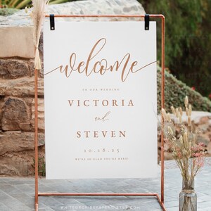 Gold Welcome Sign Welcome Wedding Sign Wedding Welcome Sign - Etsy