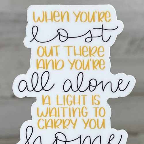 STICKER Everywhere You Look Full House Theme Song Yellow Vinyl - Etsy