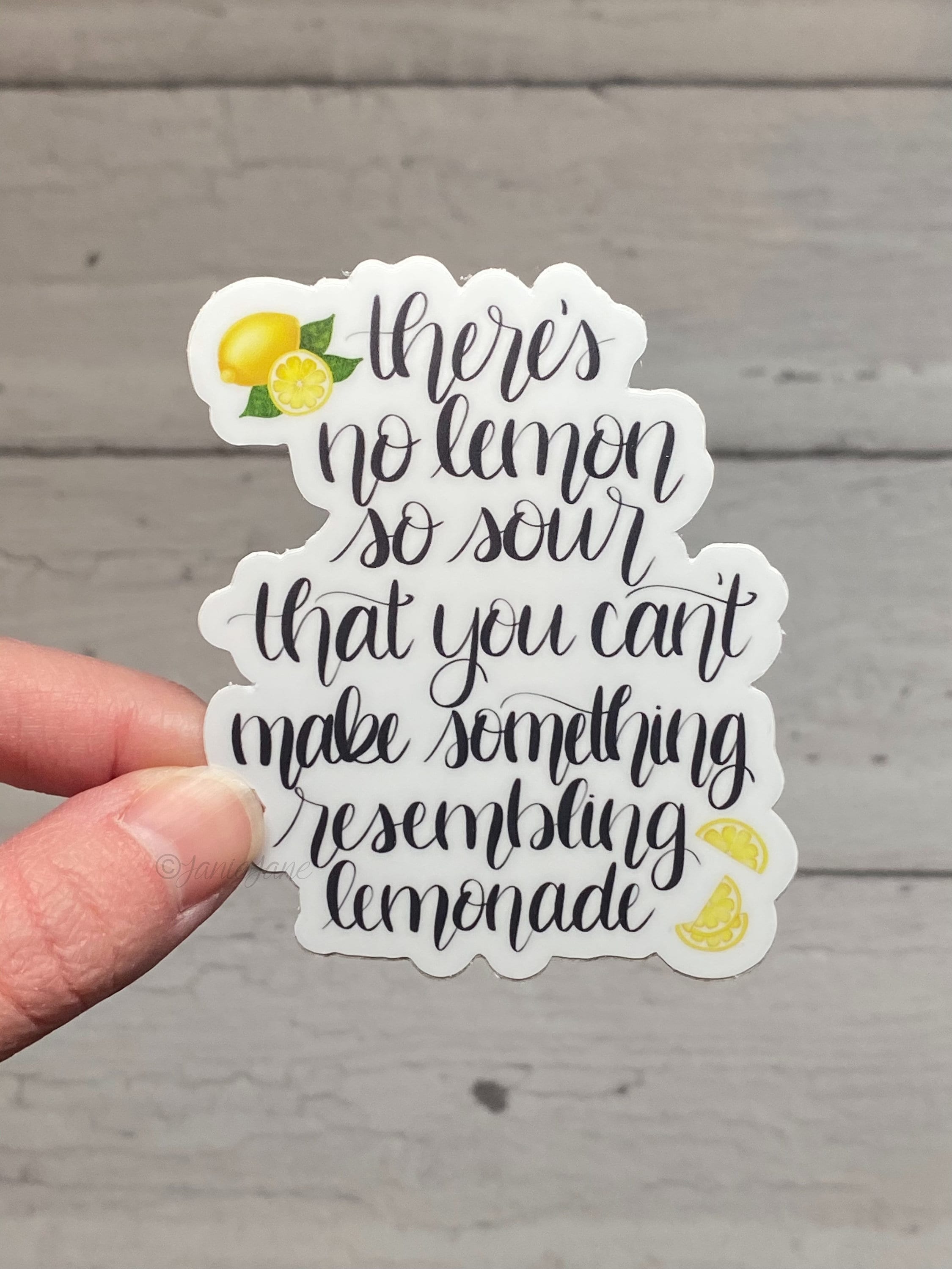 STICKER This is Us There's No Lemon So Sour TV Show Quote | Etsy