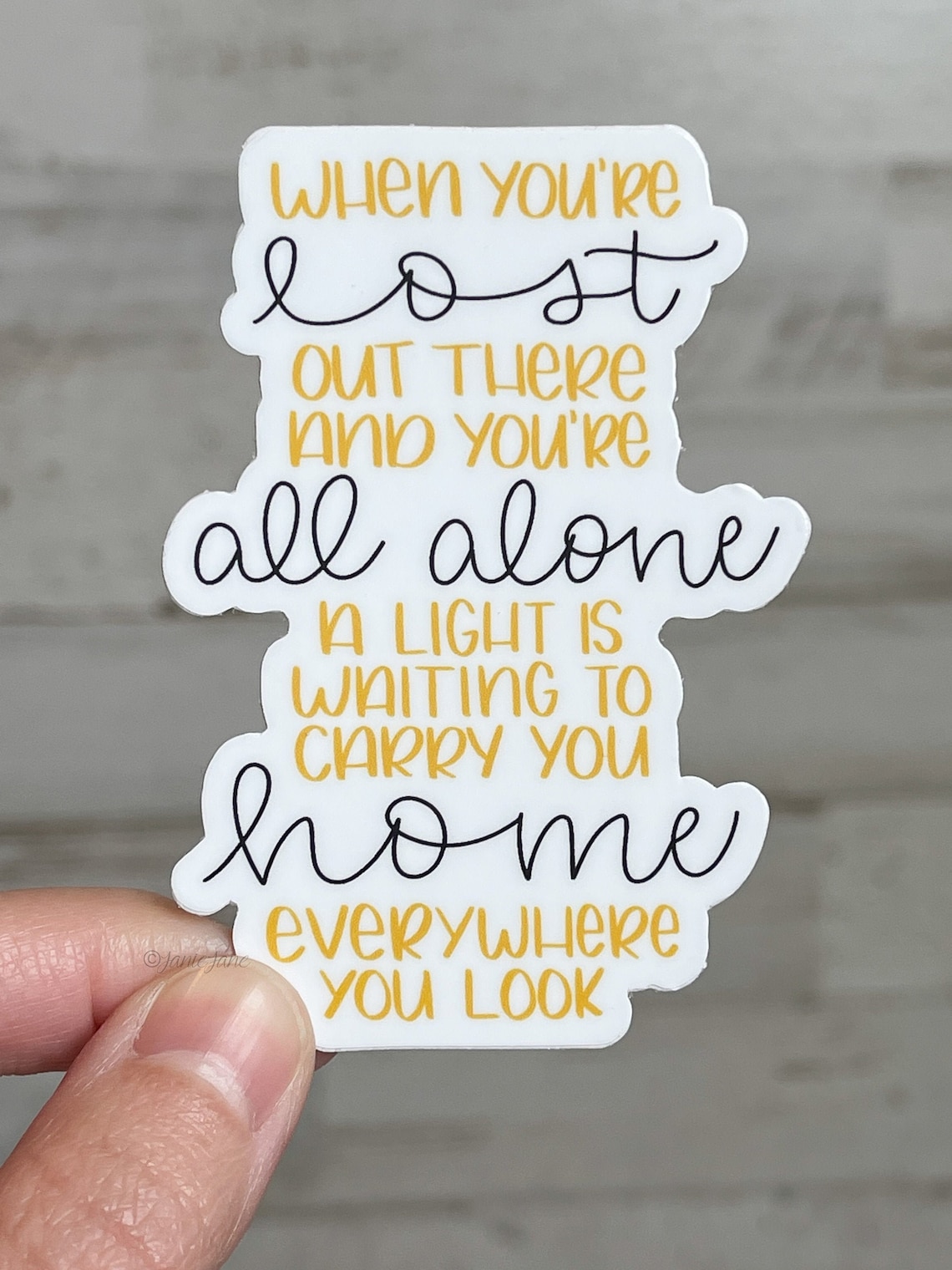 STICKER Everywhere You Look Full House Theme Song Yellow Vinyl - Etsy