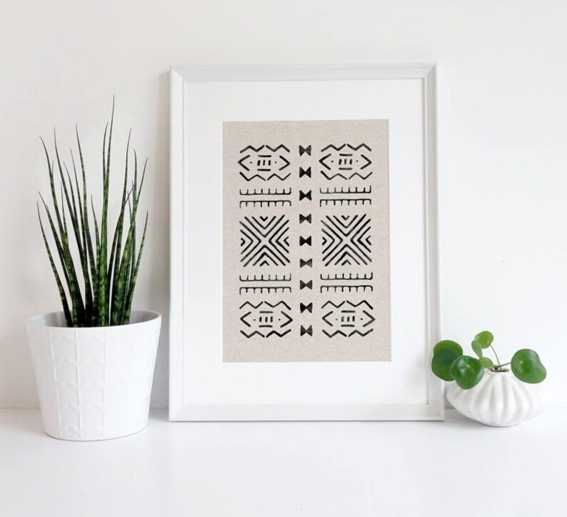 Aztec Printable Tribal Art Instant Download Digital - Etsy