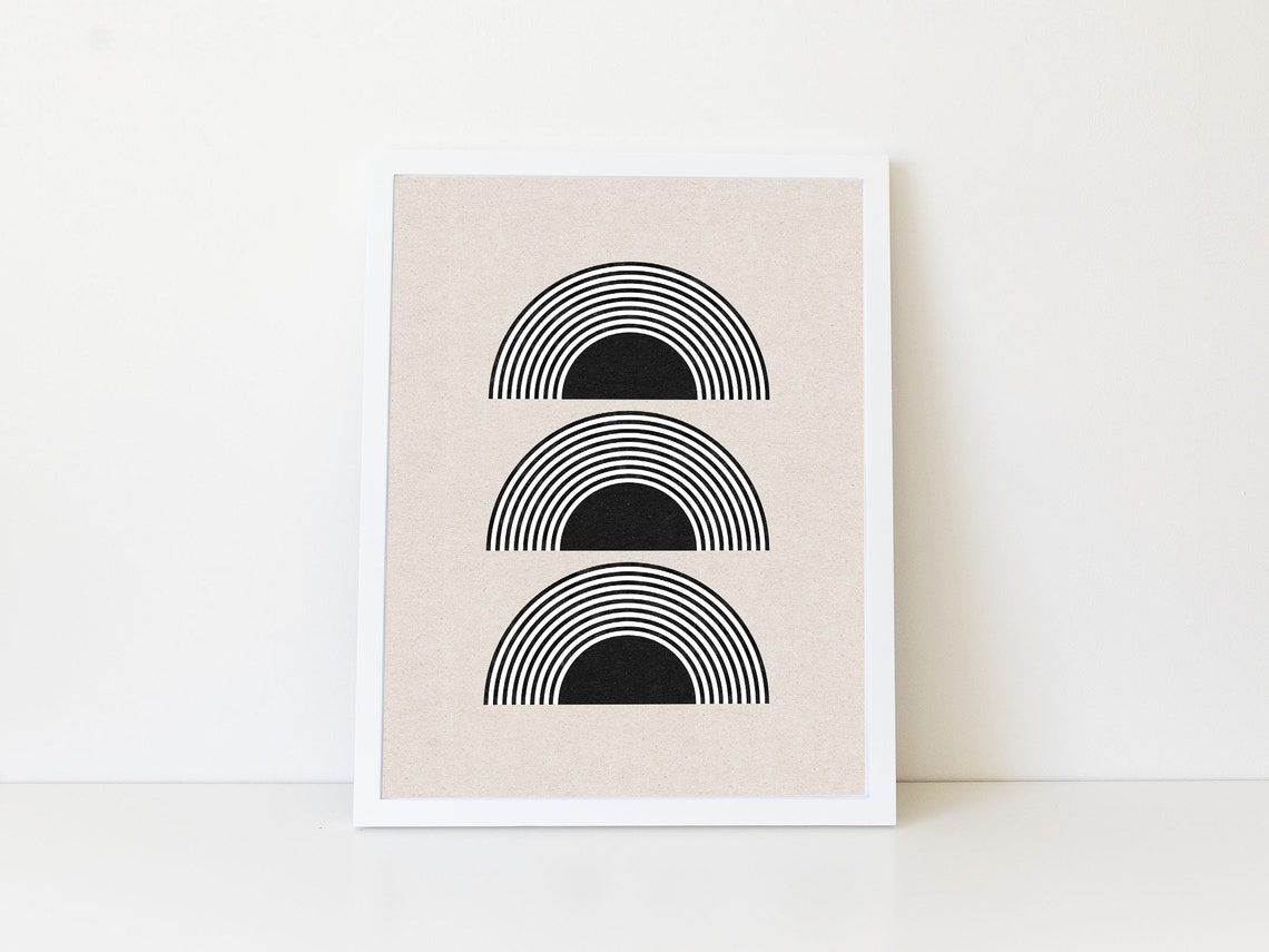 Block Print Art Digital Art Instant Download Geometric Art | Etsy