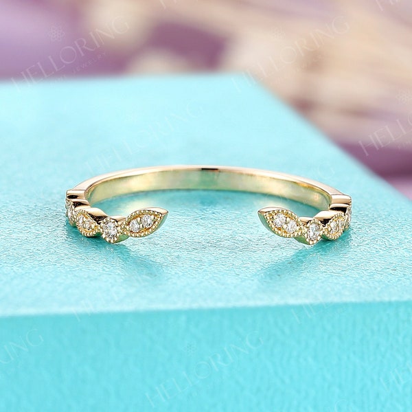 Diamond Open Band - Etsy