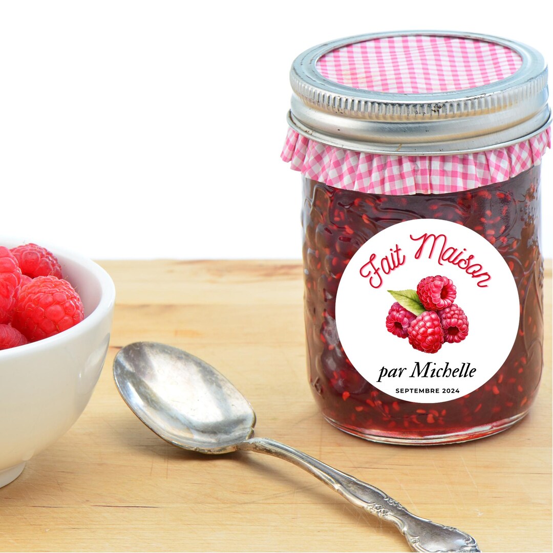 Personalized Raspberry Jam Stickers, Personalized Labels, Stickers for ...