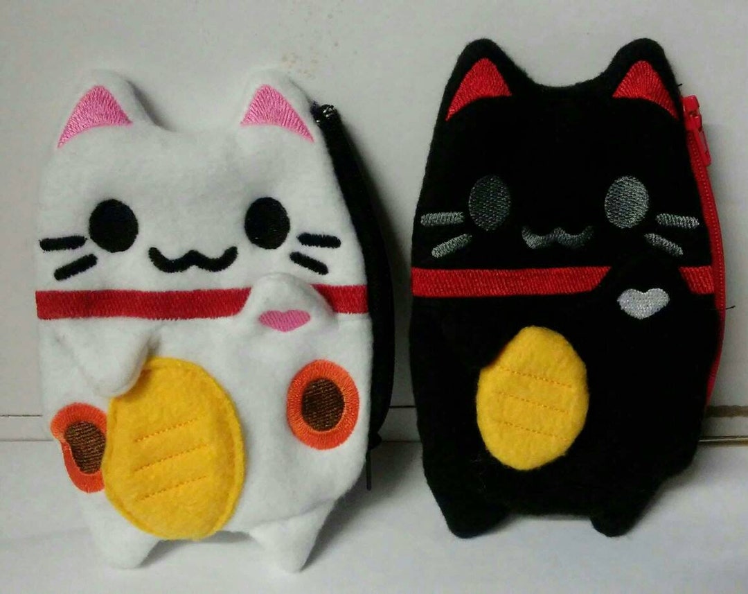 Maneki Neko Coin Pursemade TO ORDER - Etsy