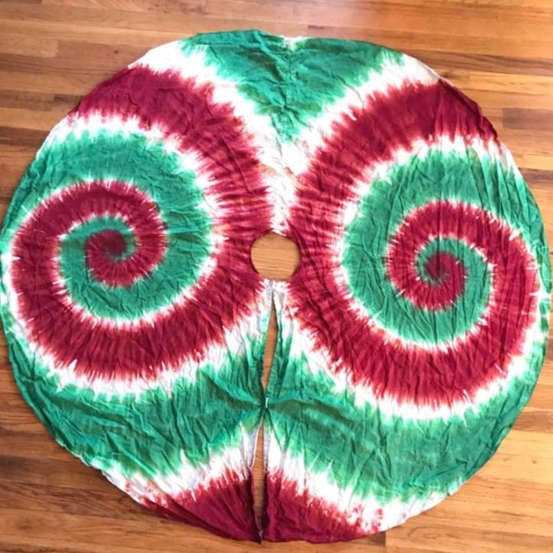 Christmas Tie Dyed Fabric - Etsy