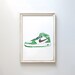 DIGITAL DOWNLOAD, Nike Art Download, Nike Artwork, Nike Shoe Print ...
