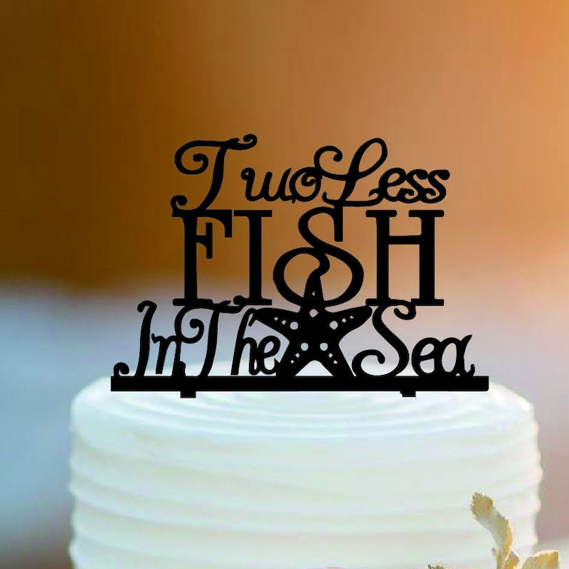 Fish Cake Topper - Etsy