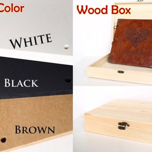 12x12 Inches Personalized Engraved PU Leather Photo Album /custom ...