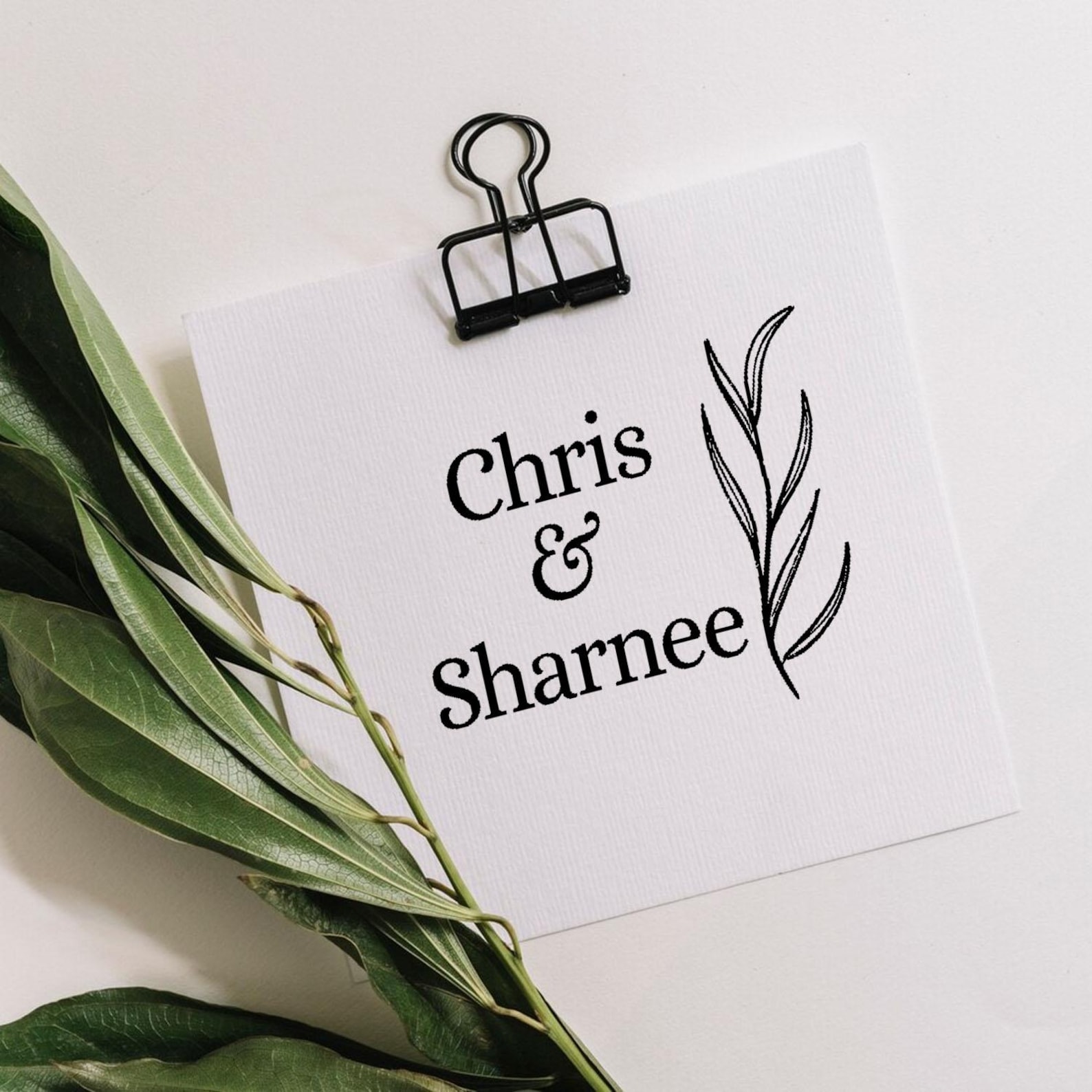 Custom Self-inking, Personalized Logo Stamp, Monogram Stamp, Refill Ink ...