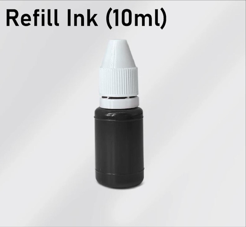 Custom Self-inking, Personalized Logo Stamp, Monogram Stamp, Refill Ink ...