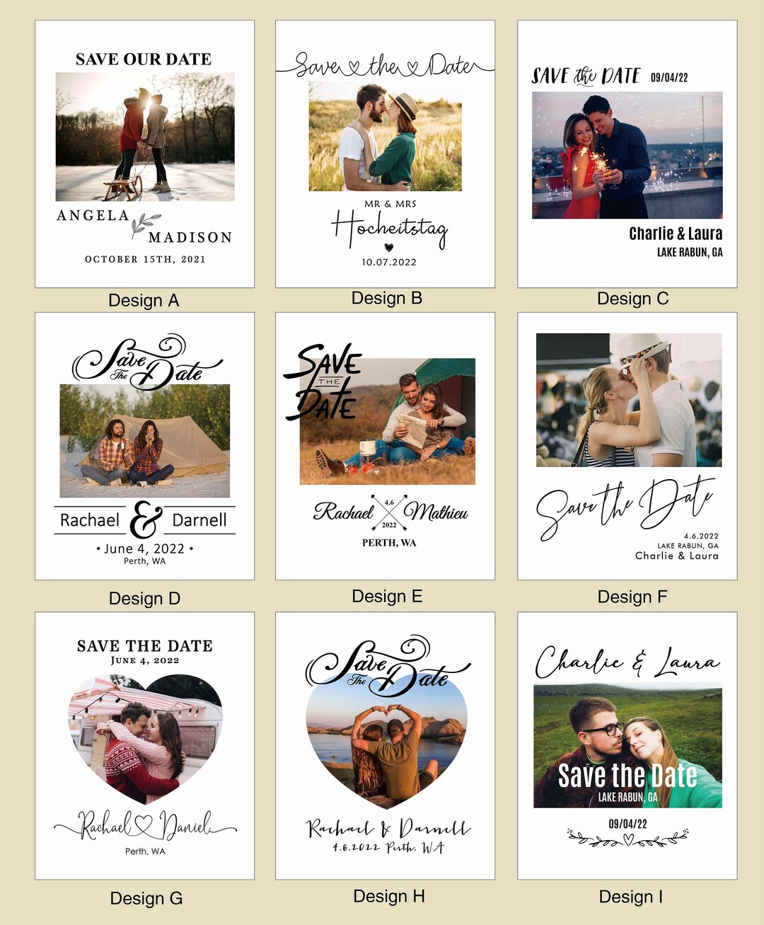 Custom Photo Save the Date Magnet,photo Portrait Save the Date Magnets ...