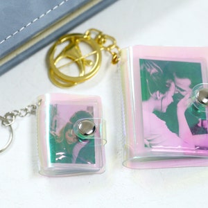 Mini Photo Album Keychain, Personalized Mini Photo Album, Anniversary ...
