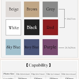 9 Colors Linen Photo Album/ Wedding Photo Album/ Self-adhesive ...