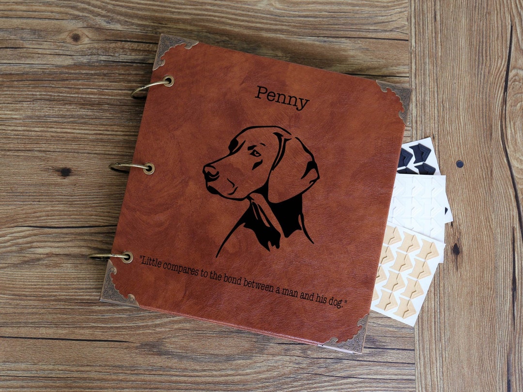 10x10 Inches Personalized Pet Memory Book,personalized Pet Memory Book ...