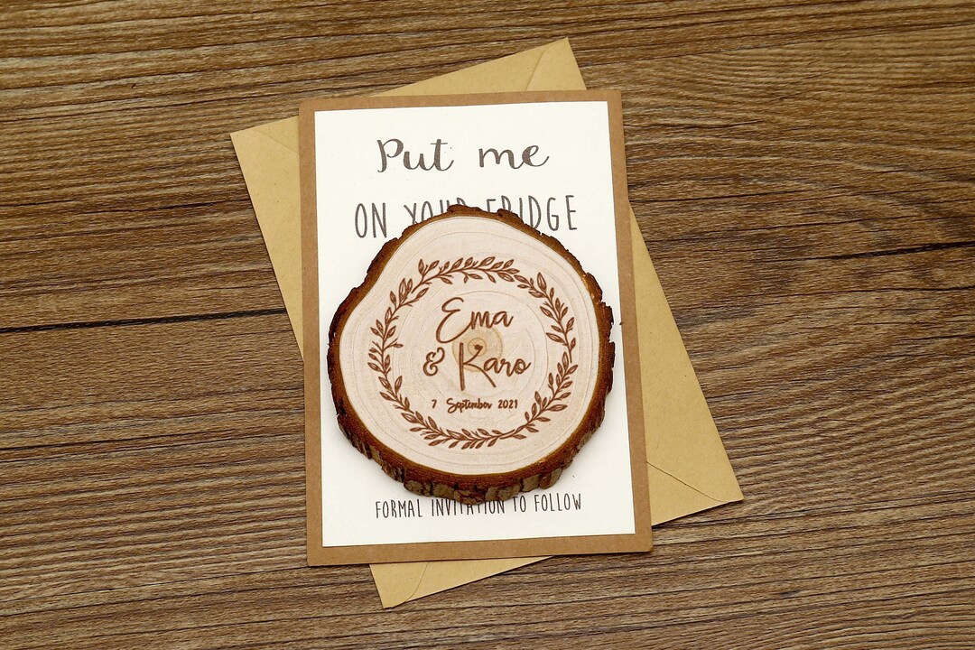Personalized Wedding Save the Date Magnets Custom Wedding - Etsy