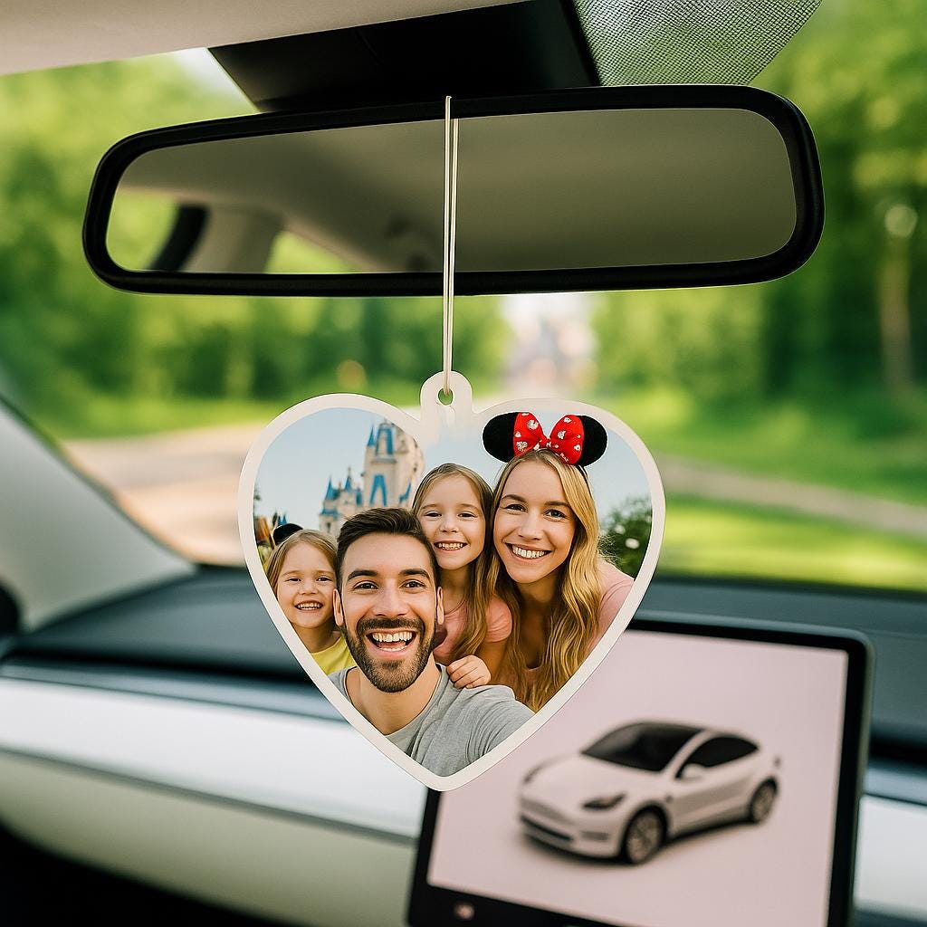 Personalized Picture Air Freshener, Custom Air Freshener, Couples Car ...