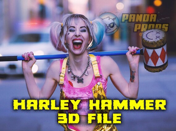 Harley Quinn Hammer Mallet 3d Model Stl File Etsy Australia