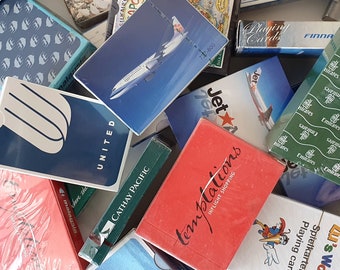 Vintage // Airline Playing Card Decks - Etsy