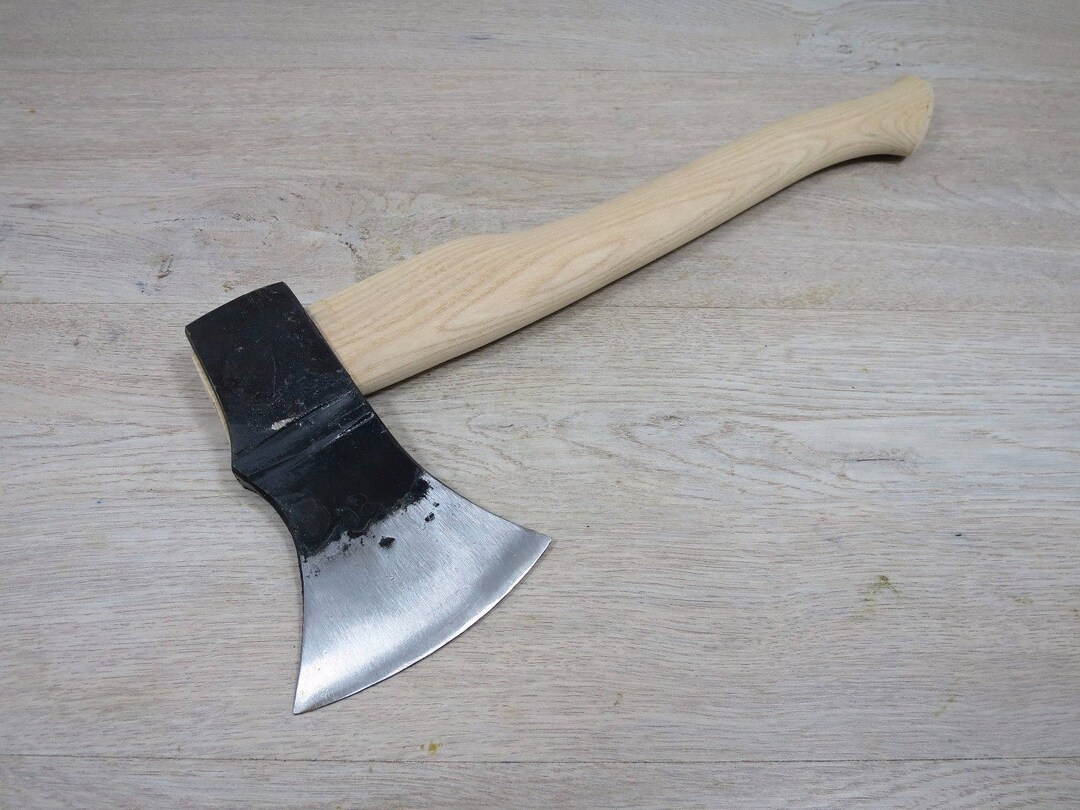 2 Lbs Goosewing Bearded Broad German Hatchet Axe Head Handmade Forged ...