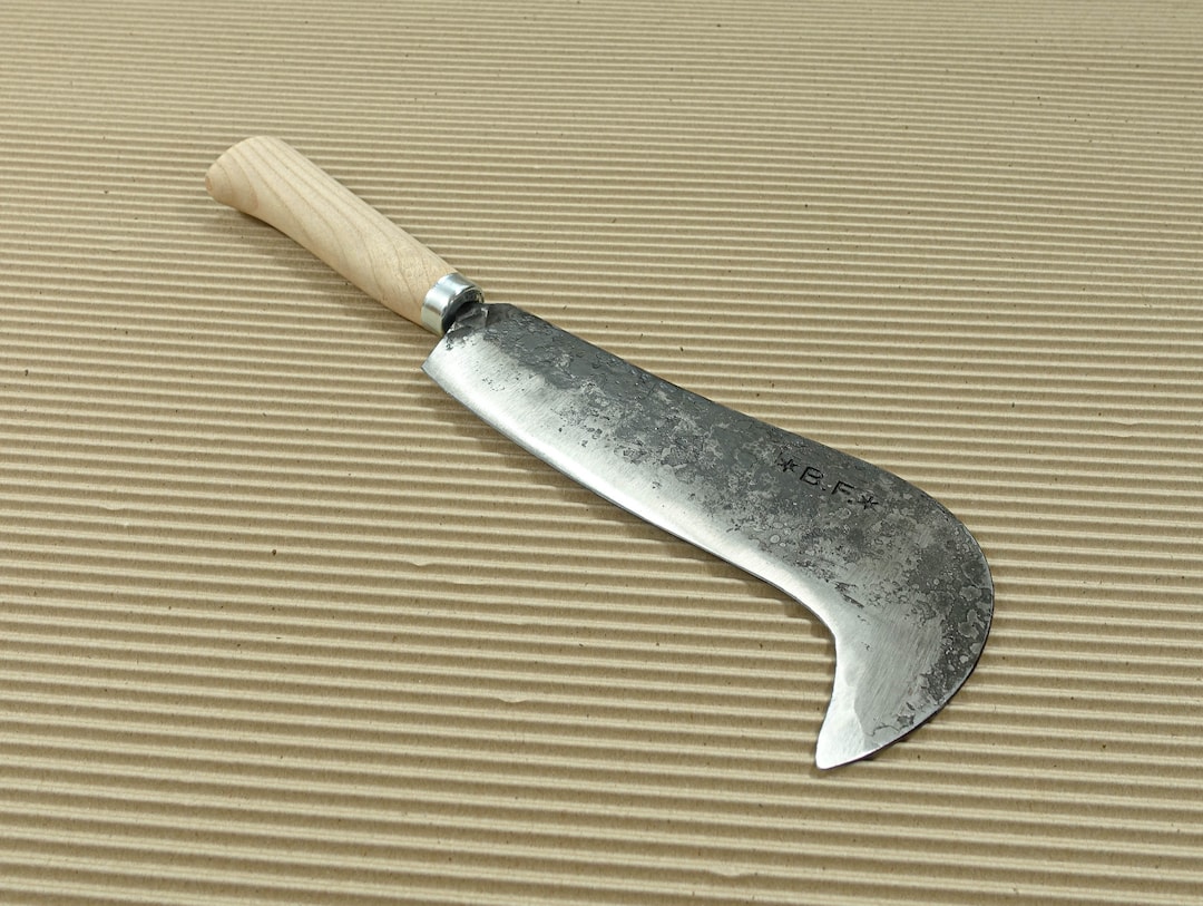 Billhook Brush Axe Hatchet Hook Slasher Pruning Copicing Scythe Forged ...
